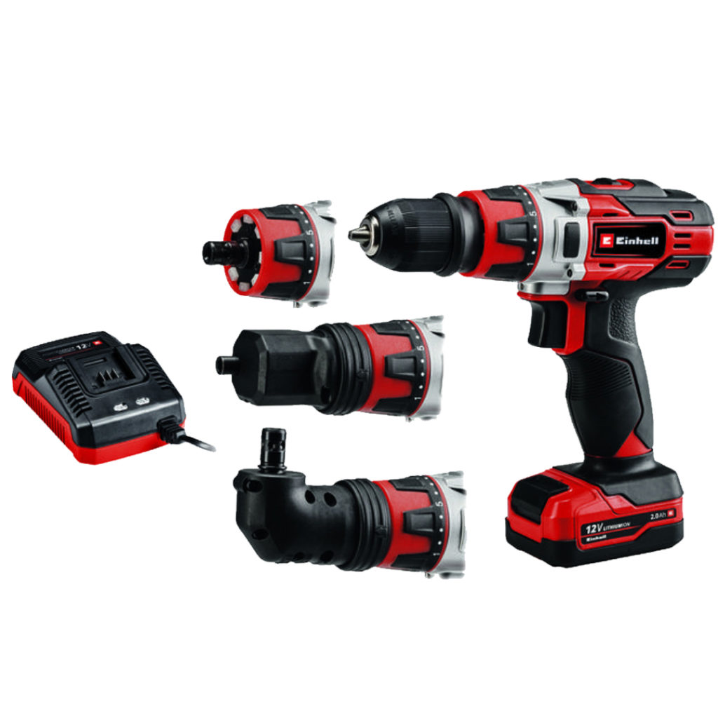 Kit Taladro Einhell TE-CD 12/1 3X-LI